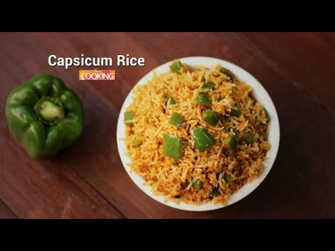 Capsicum Rice | Home Cooking | 21frames.in